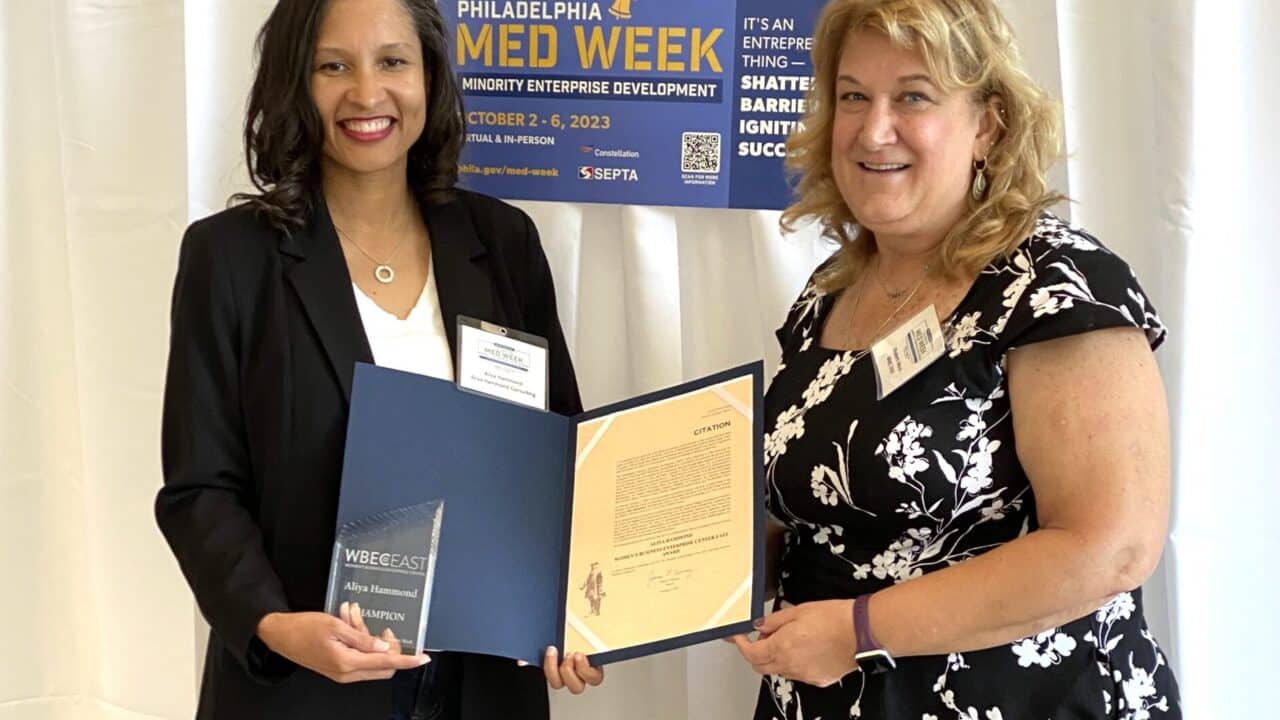 Aliya Hammond Honored With Wbec East Champion Award Aliya Hammond